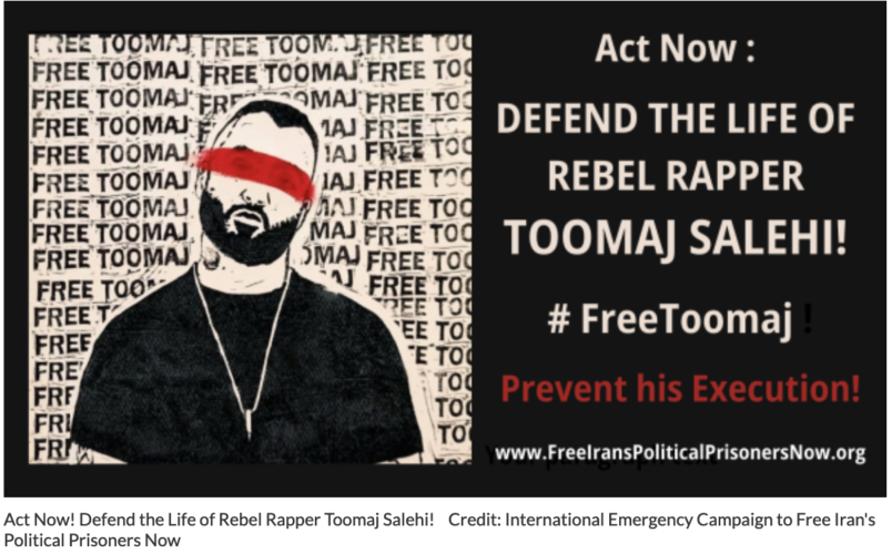 Act Now: Defend the Life of Rebel Rapper Toomaj Salehi! - The World Can ...